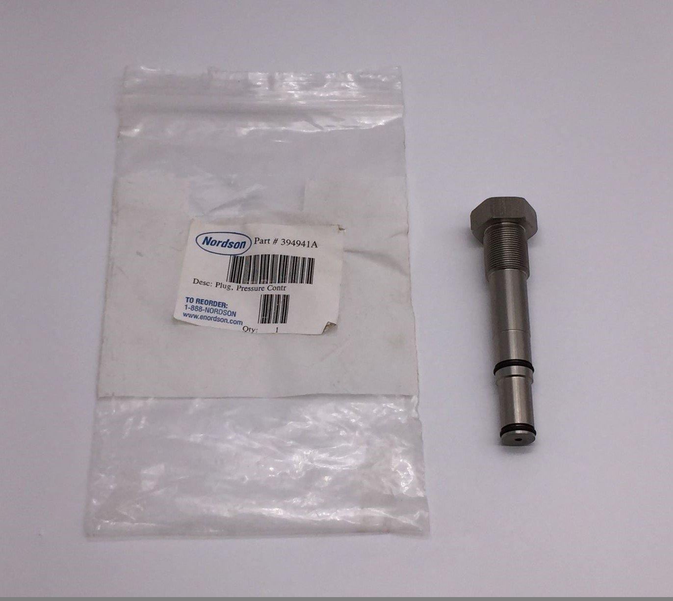NEW NORDSON 394941A HOT MELT GLUE PLUG, PRESSURE CONTROL