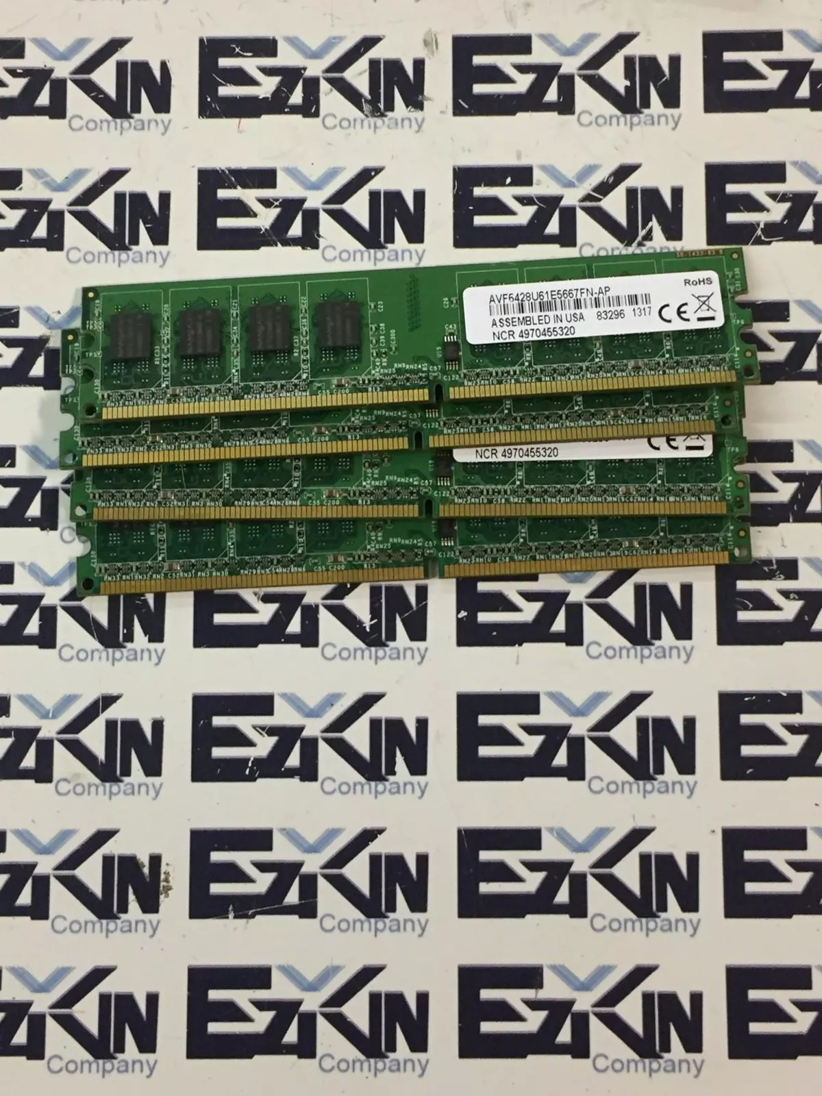 NCR AVF6428U61E5667FN-AP Desktop DIMM Memory Card Lot of 4