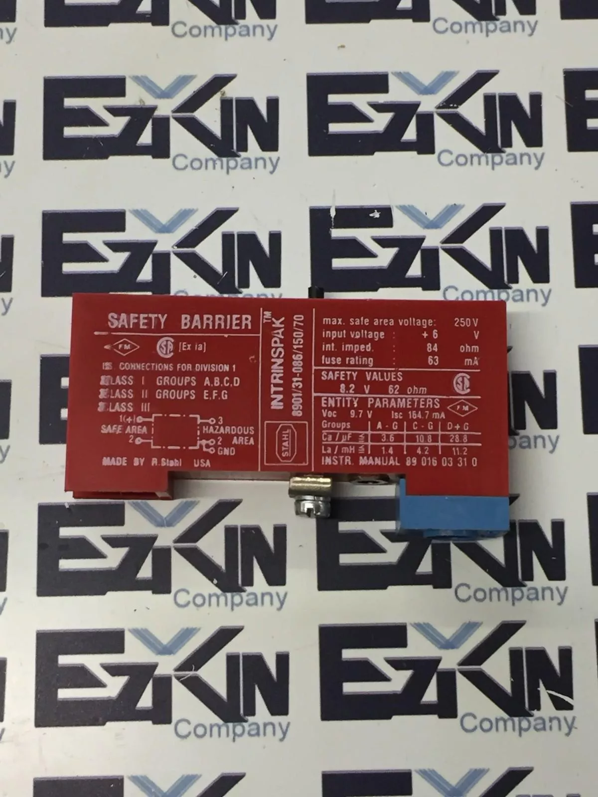 Stahl 8901/31-086/150/70 Intrinspak™ Safety Barrier