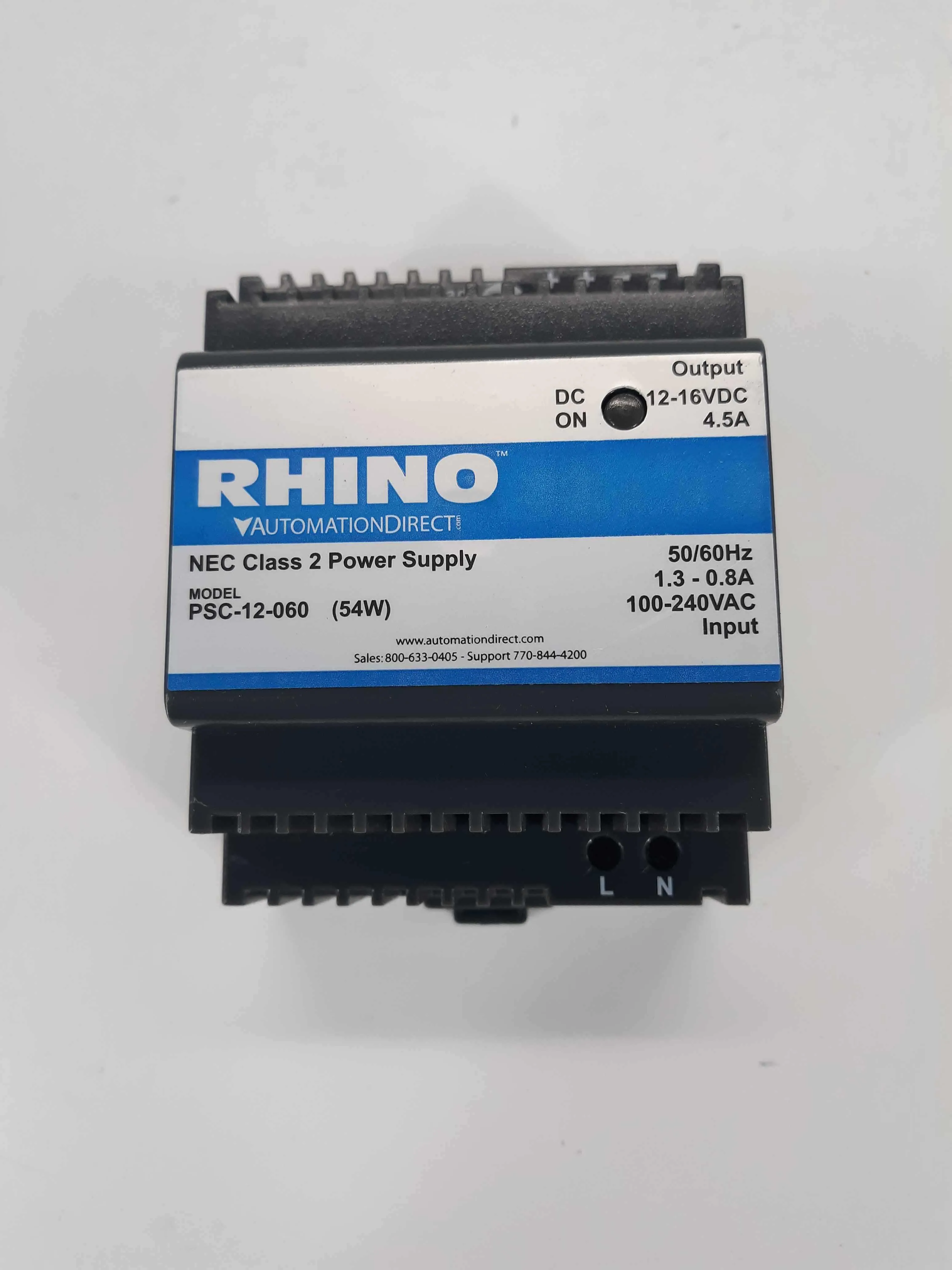 AutomationDirect PSC-12-060 Rhino™ NEC Class 2 Power Supply