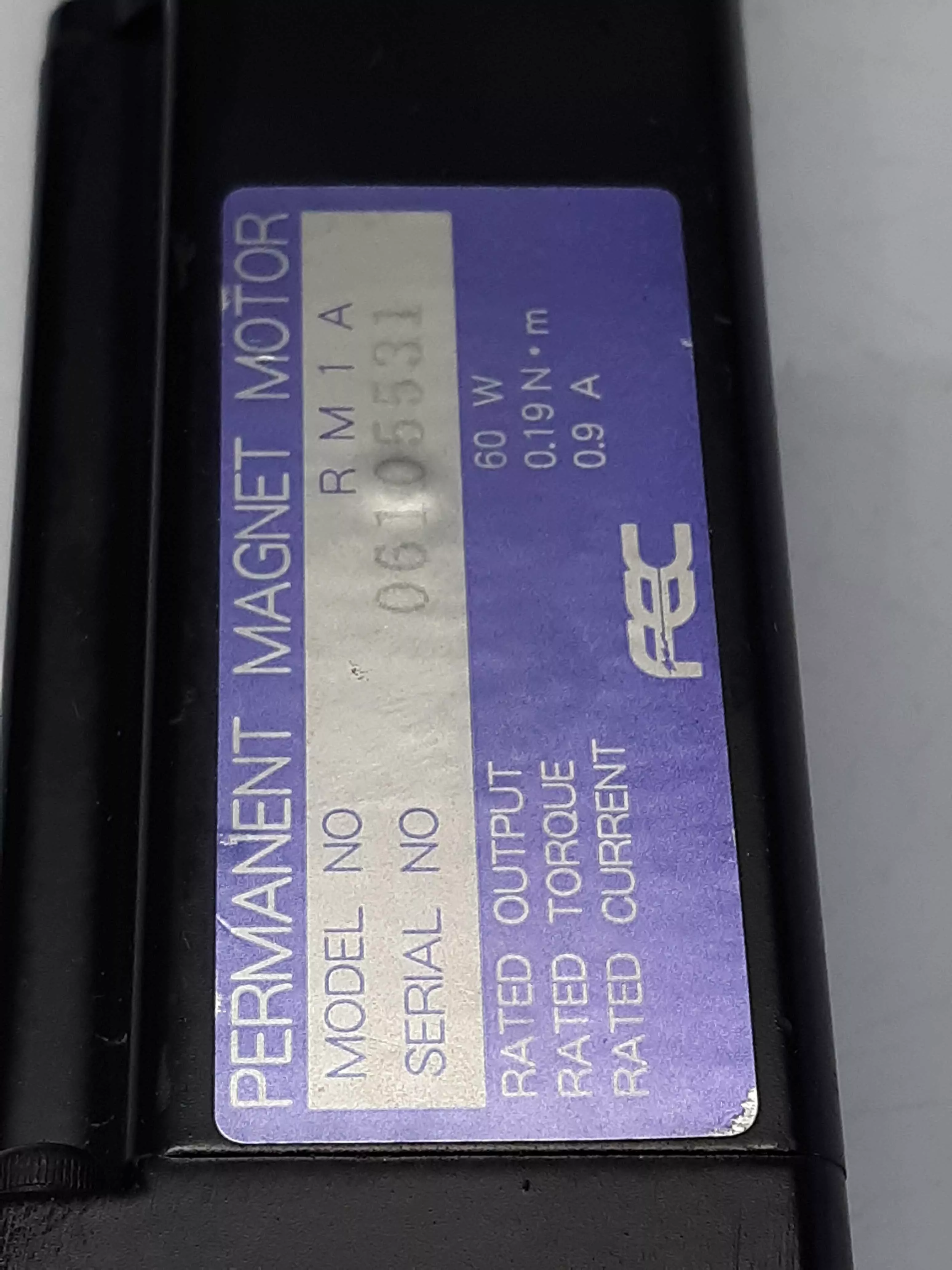 DAIICHI Dentsu TD-201-NFS Torque Transducer / FEC RM1A Magnet Motor