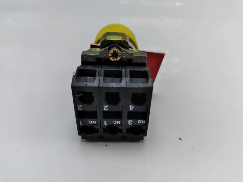 Telemecanique ZBE-101 Yellow Push-Button Switch