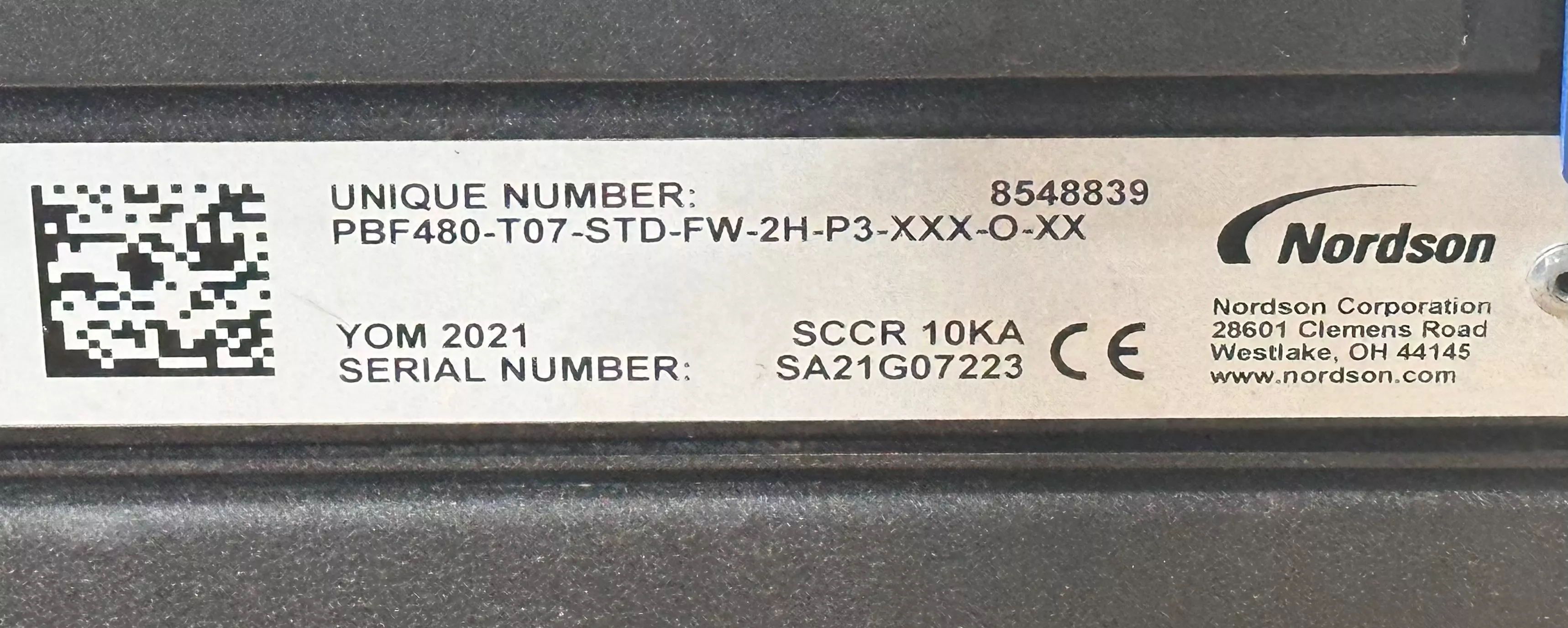 Nordson PBF480-T07-STD-FW-2H-P3-XXX-O-XX Problue Flex System W/BBconn ...