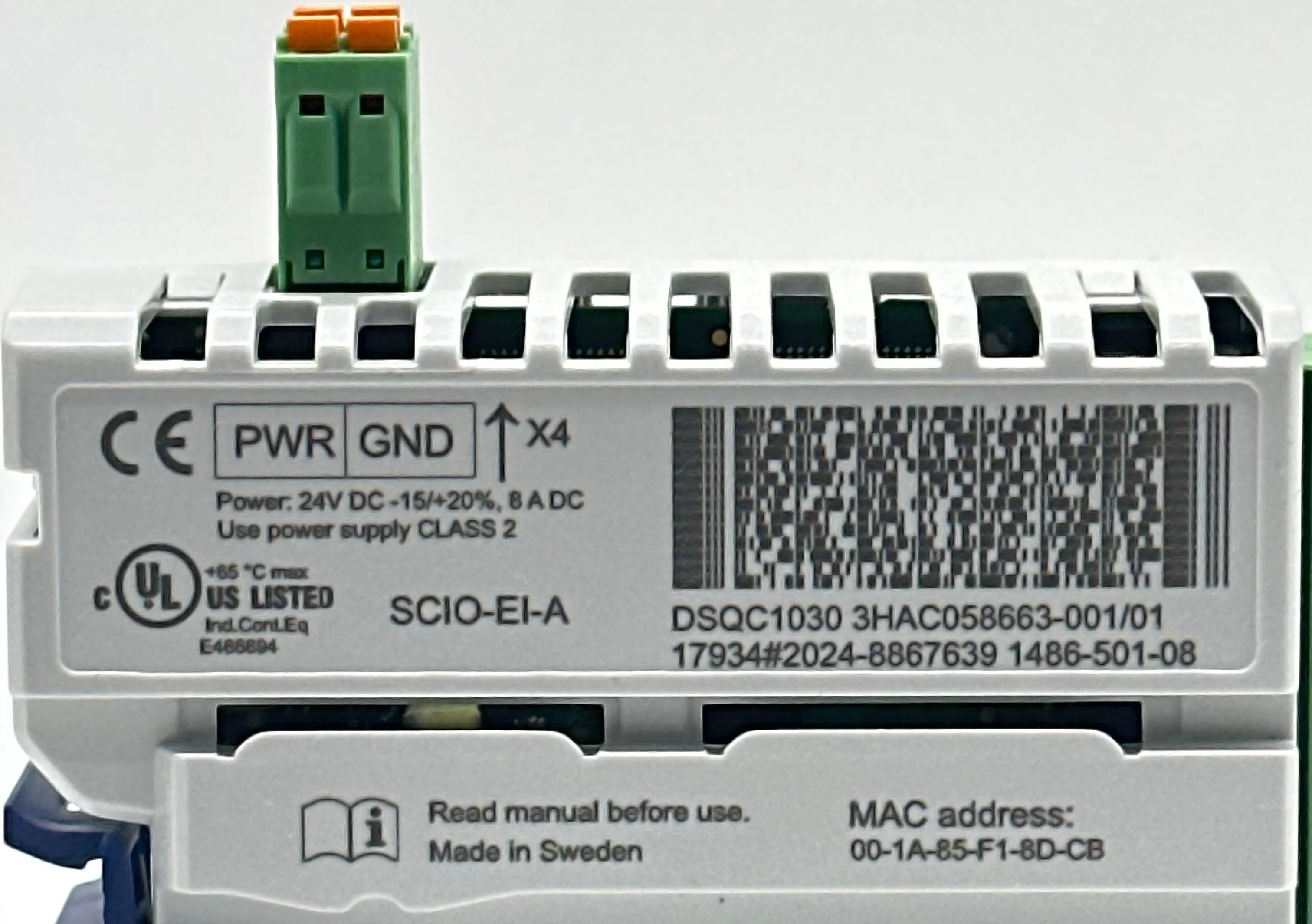 ABB DSQC1030 I/O Digital Base Module